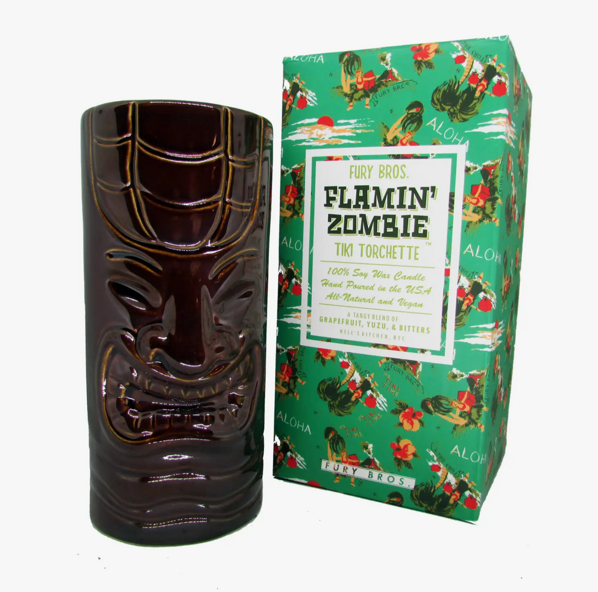 Flamin' Zombie Tiki Torchette | Jamestown Provision Co